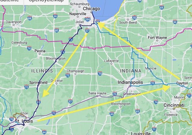 Scatter brains - The Midwest Triangle - 2023 Summer - CycleBlaze
