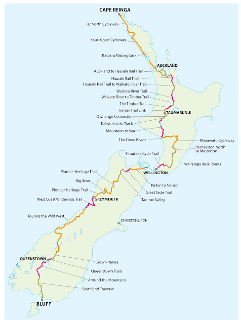 The Route - Shifting Gears in New Zealand. - CycleBlaze