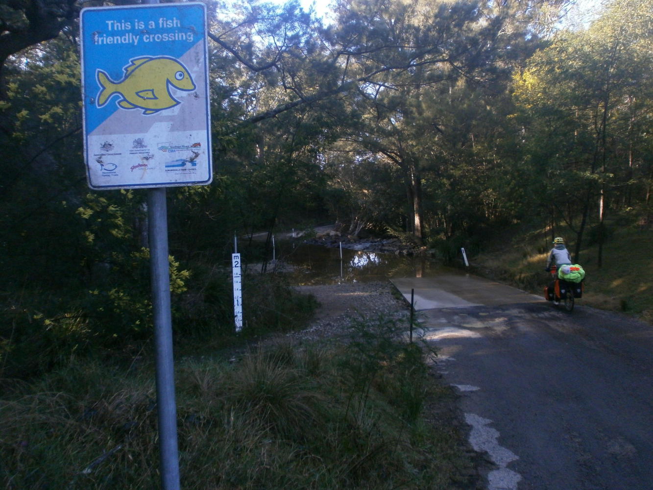 Shallow Crossing: Cycling on water - The Really Long Way Round - CycleBlaze