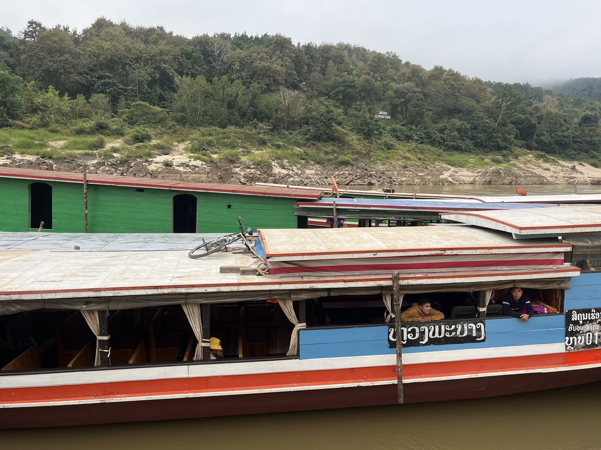 Dec. 19th - Pak Beng to Luang Prabang - Kim and Glory - Cycling beyond ...