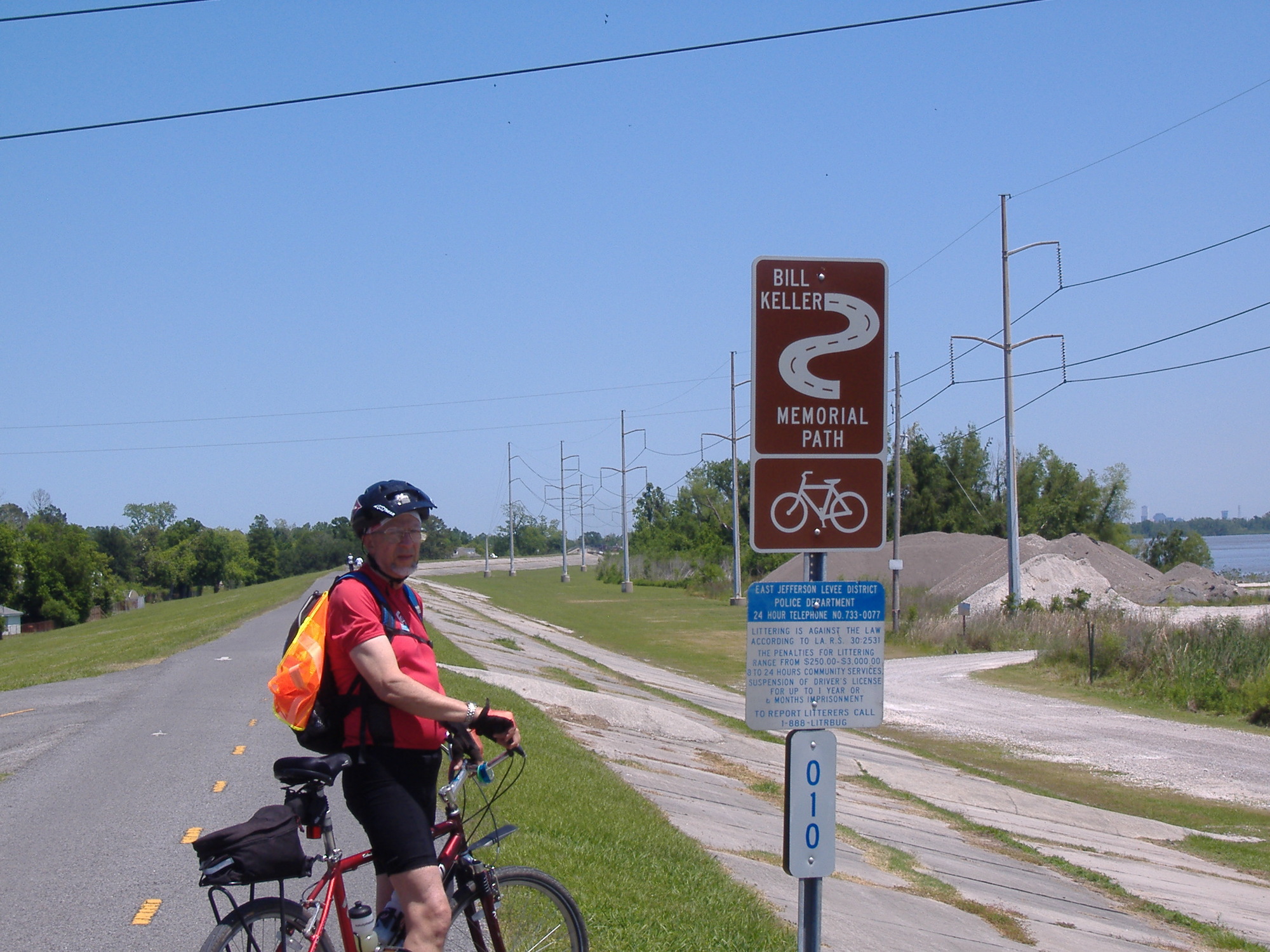 The Mississippi River Levee Trail - Tour of the Gulf Coast - Part 2 ...