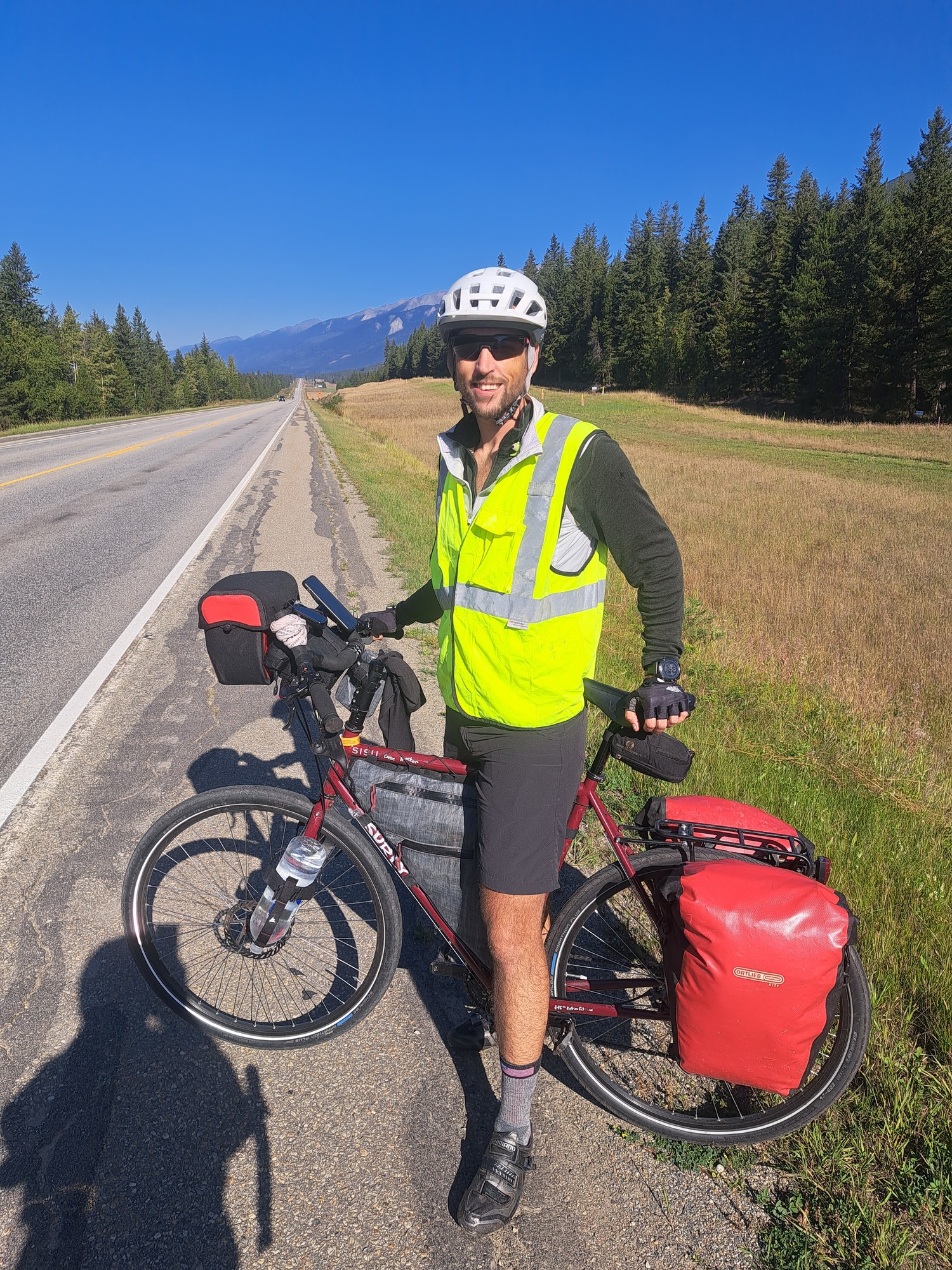Day 2 Tete Jaune Cache to Valemount - Canada to Ushuaia - CycleBlaze